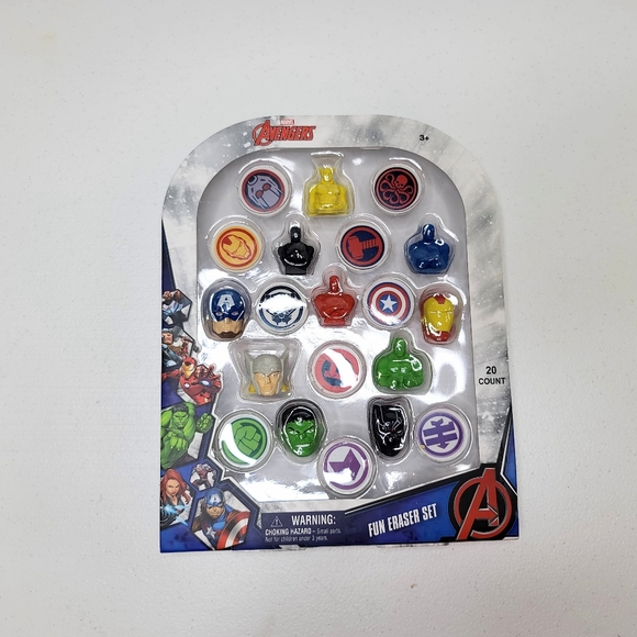 Marvel | Other | Marvel Avengers Fun Eraser Set 2 Count Back To School ...